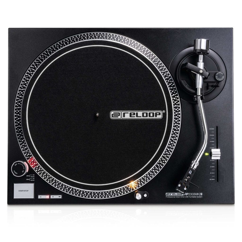Reloop RP-2000 USB MK2 Quartz-Driven Direct Drive DJ Turntable With USB ...