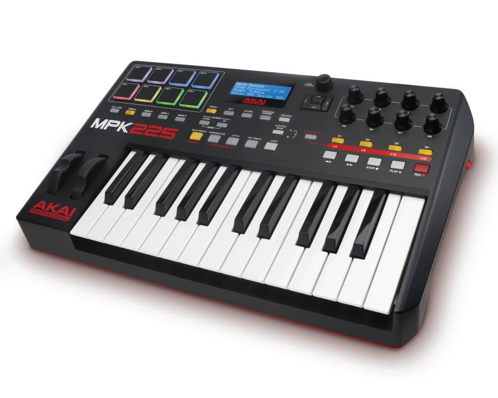 Akai Professional MPK225 Compact 25-Key Keyboard Controller - HyTek ...