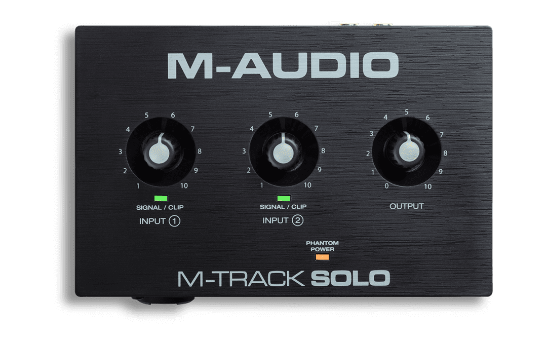 M-TRACK SOLO Audio Interface by M-Audio @HyTek Electronics
